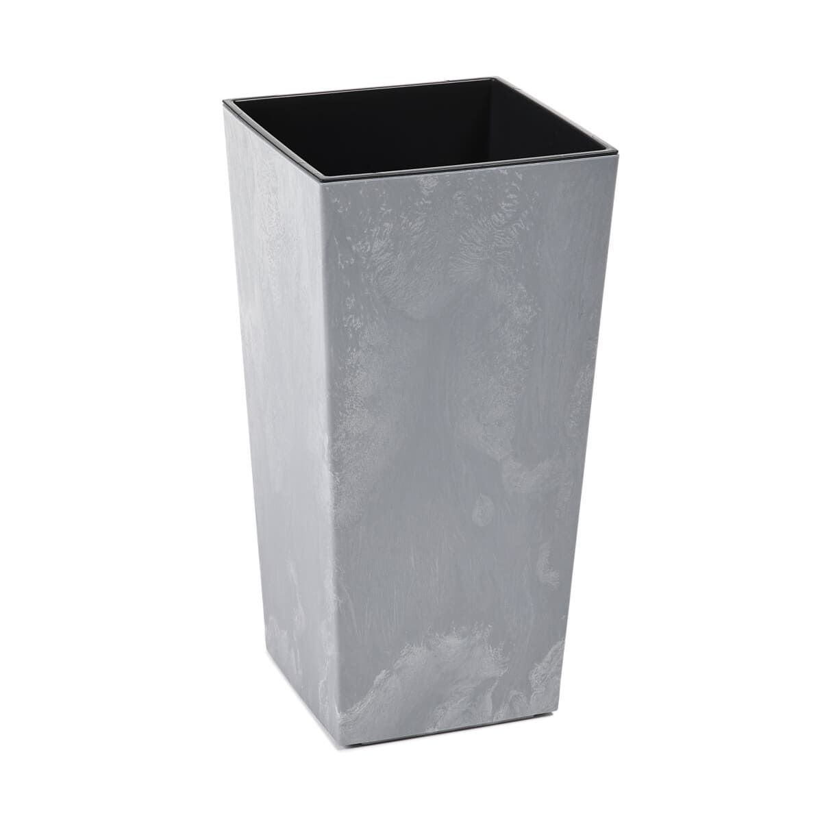 Finezja ECO ghiveci de flori, gri 26,2x14x14 cm